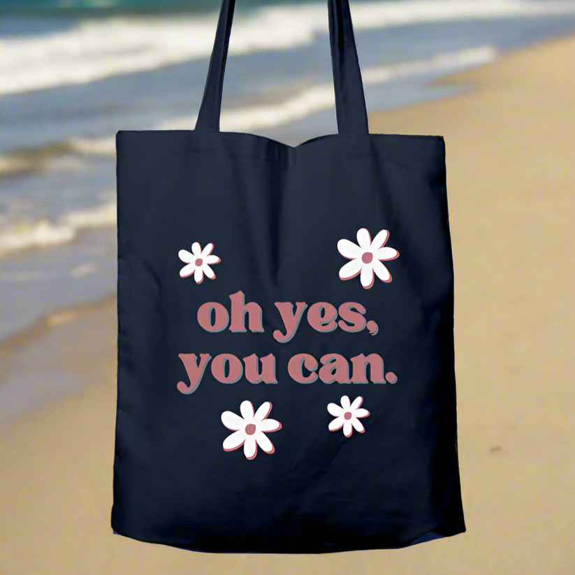 Oh Yes, You Can - Tote Bag - Zipped – Awaara
